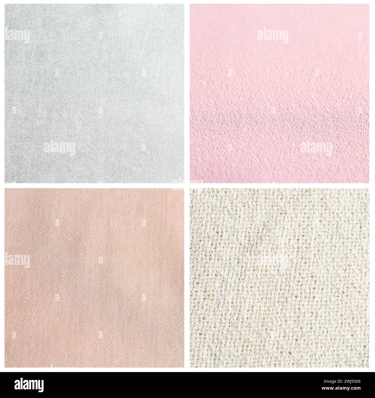 Textures of many different colorful fabrics, set Stock Photo - Alamy