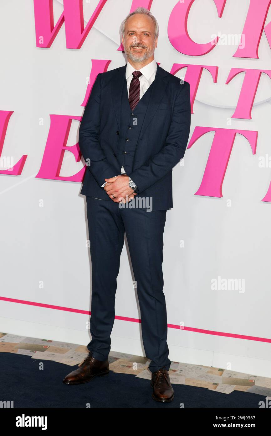 London, UK. 13th Feb, 2024. Ed Sinclair attends the premier of the ...