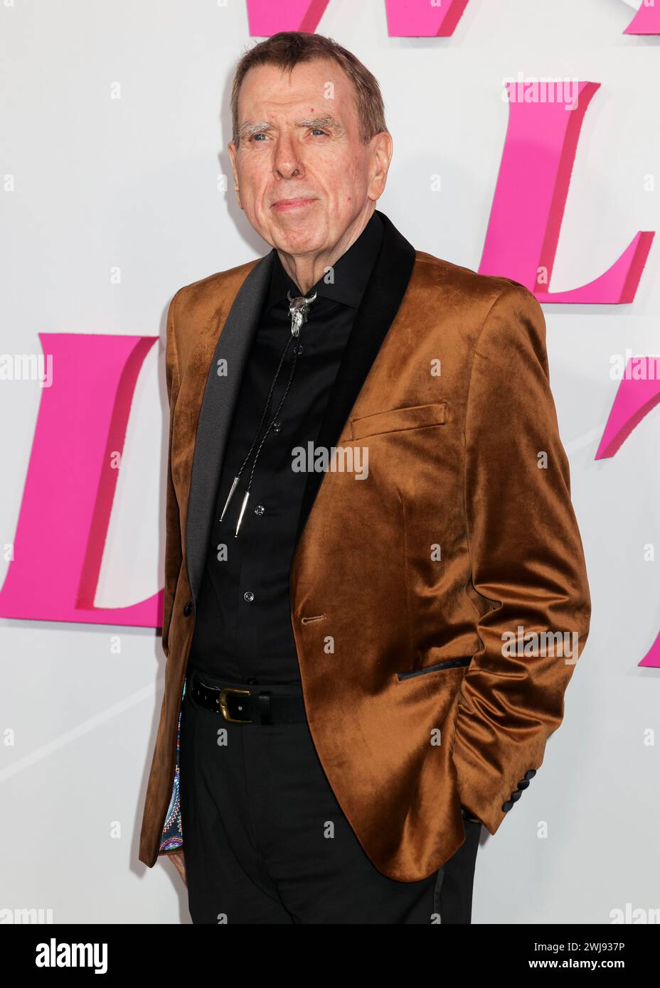 London, UK. 13th Feb, 2024. Timothy Spall attends the Wicked Little ...