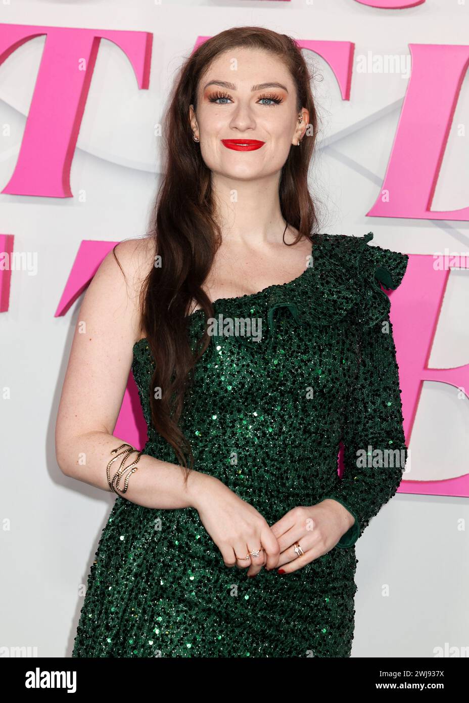 London, UK. 13th Feb, 2024. Amber Doig-Thorne attends the Wicked Little ...