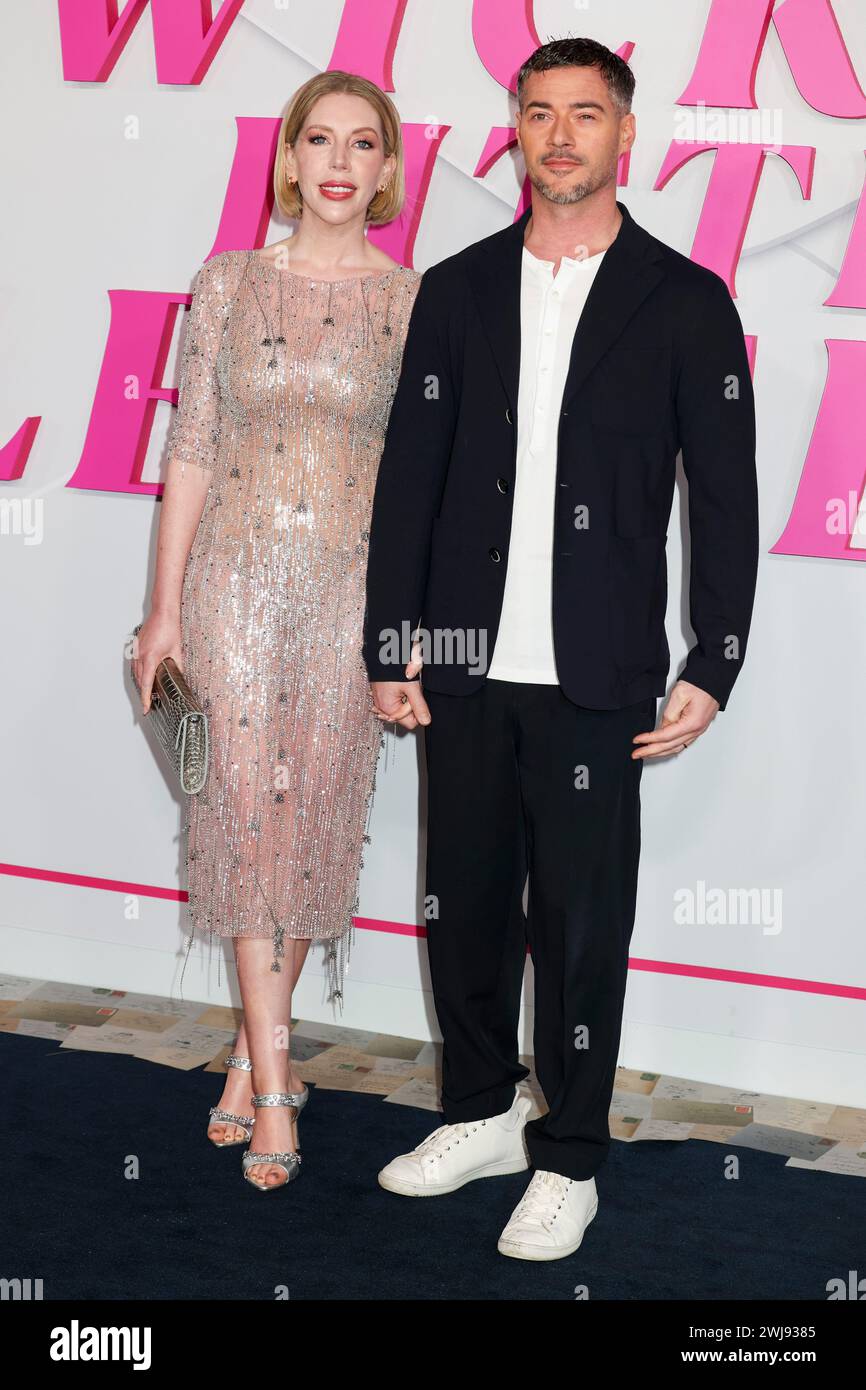 London, UK. 13th Feb, 2024. Katherine Ryan and Bobby Kootstra attend ...
