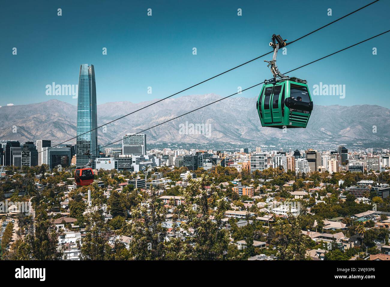 Teleférico Santiago by Turistik, Cerro San Cristobal Cable Car ...