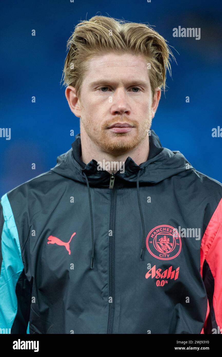 Copenhagen, Denmark. 14th Feb, 2024. Kevin De Bruyne of Manchester City ...