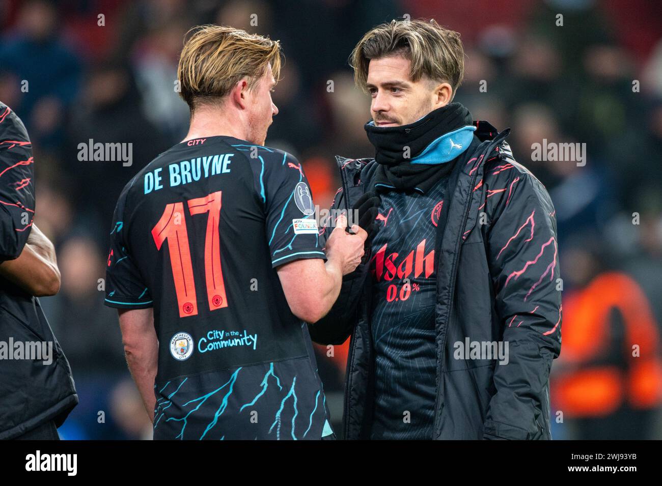Copenhagen, Denmark. 14th Feb, 2024. Kevin De Bruyne of Manchester City ...