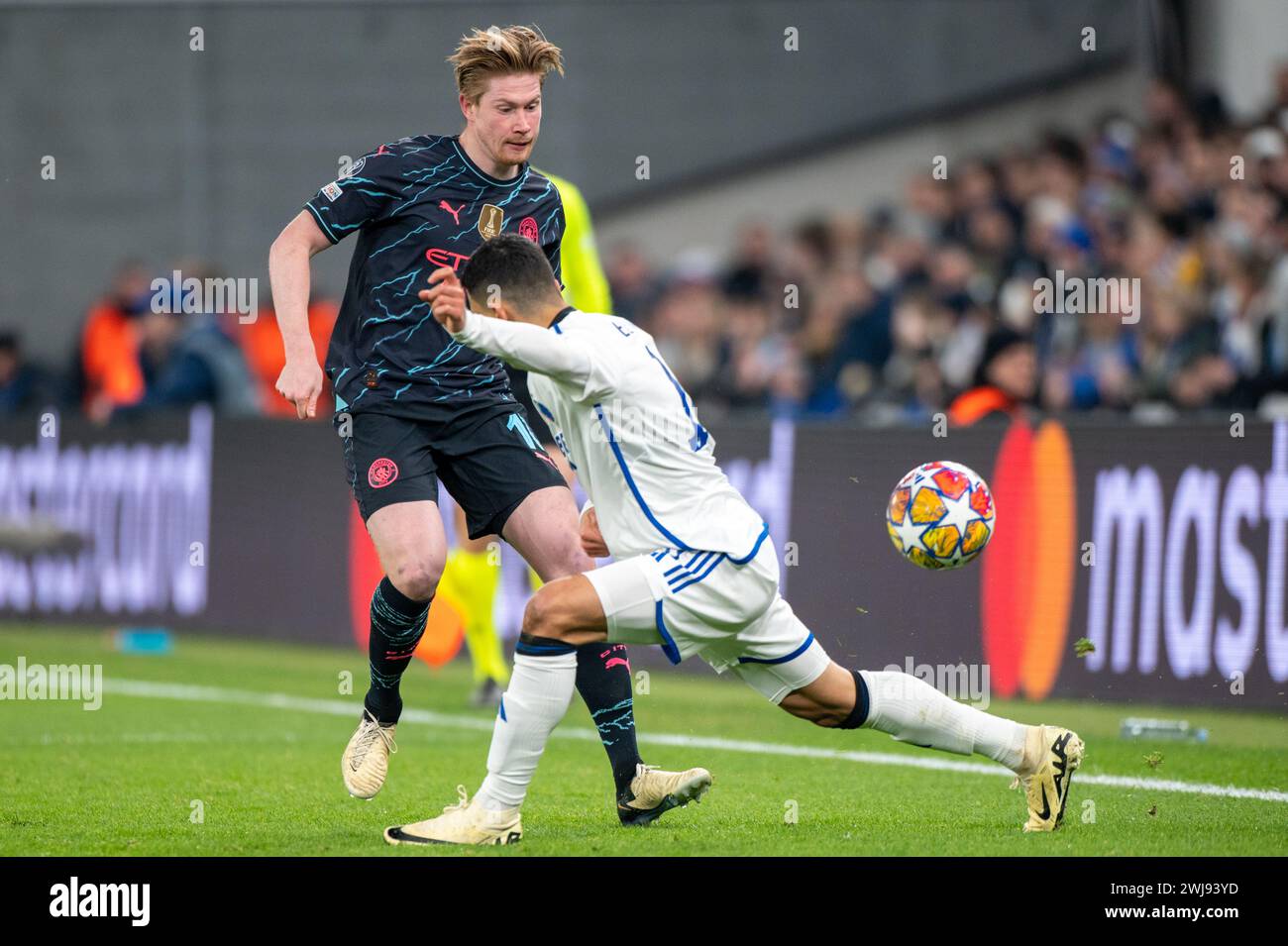Copenhagen, Denmark. 14th Feb, 2024. Kevin De Bruyne of Manchester City ...