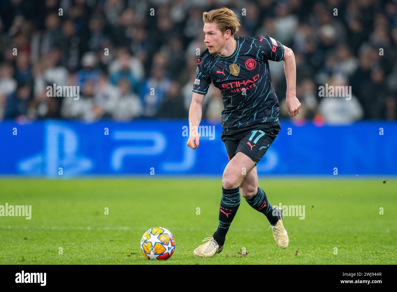 Copenhagen, Denmark. 14th Feb, 2024. Kevin De Bruyne of Manchester City ...