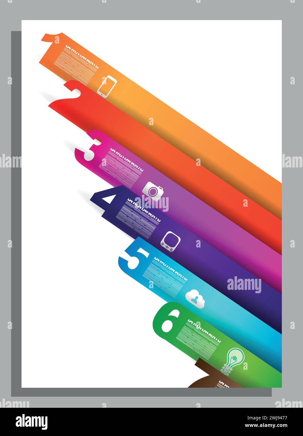 Vector Abstract polygonal Business flyer template Stock Vector Image ...