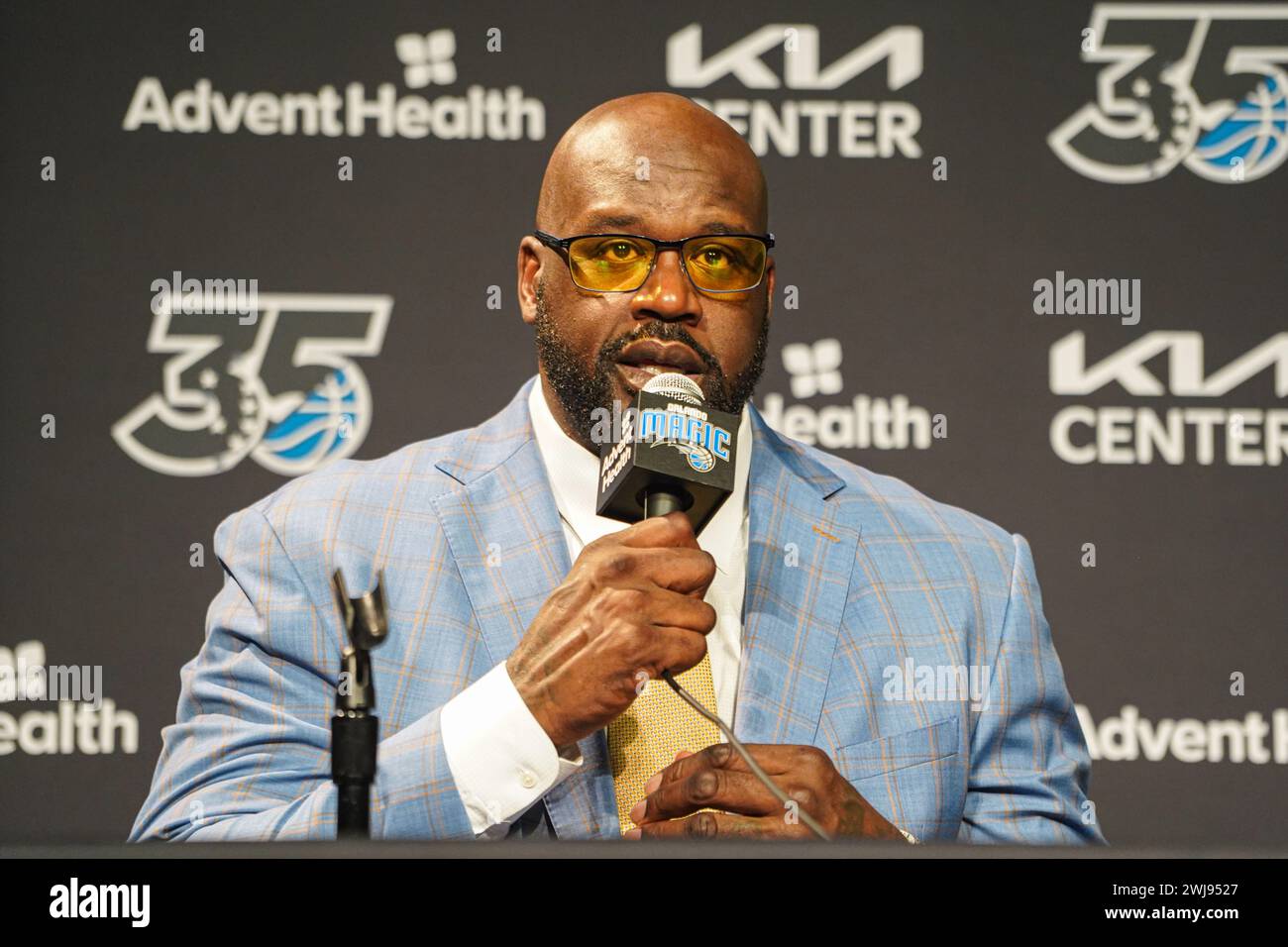 Orlando, Florida, USA, February 13, 2024, Former Orlando Magic Player ...