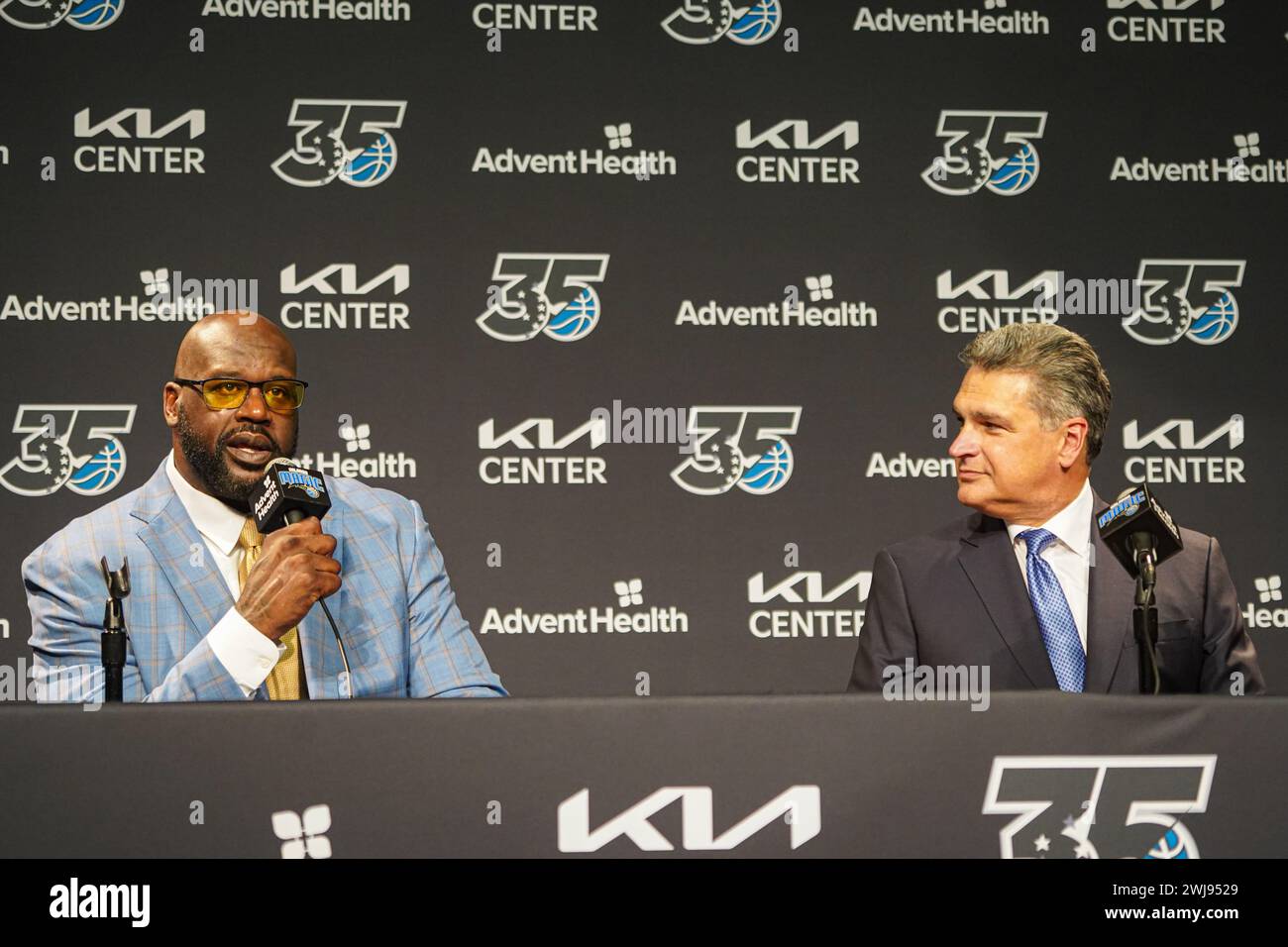 Orlando, Florida, USA, February 13, 2024, Former Orlando Magic Player ...