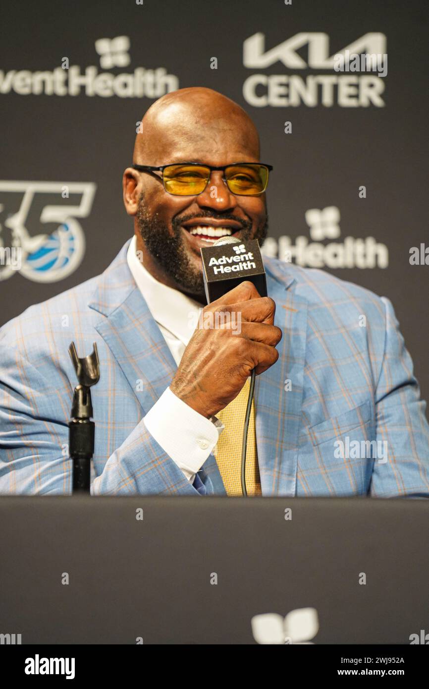 Orlando, Florida, USA, February 13, 2024, Former Orlando Magic Player ...