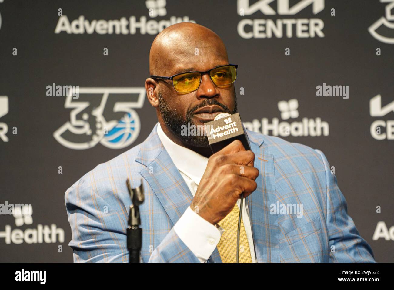 Orlando, Florida, USA, February 13, 2024, Former Orlando Magic Player ...