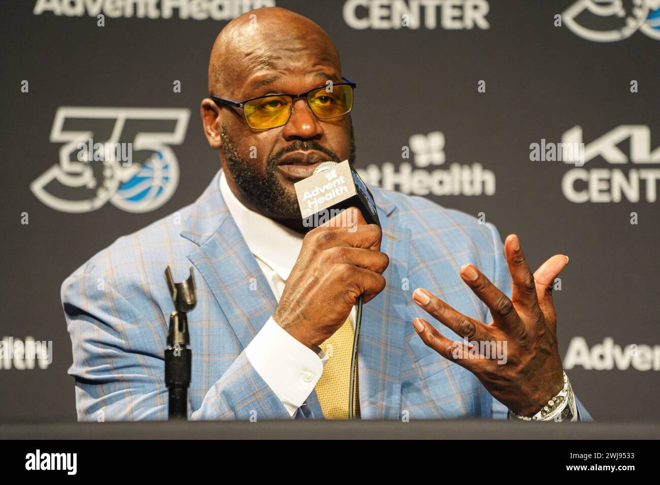 Orlando, Florida, USA, February 13, 2024, Former Orlando Magic Player ...