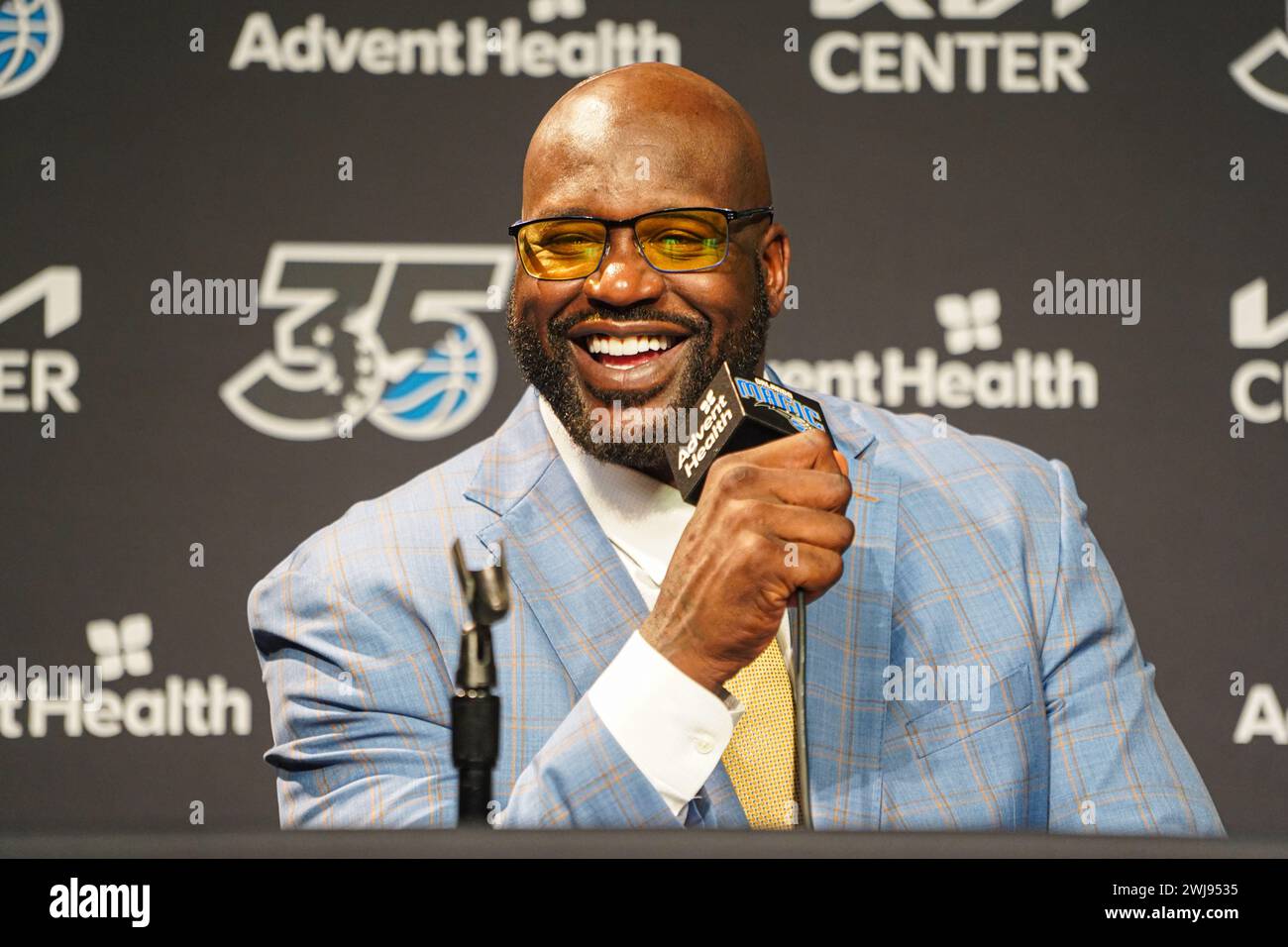 Orlando, Florida, USA, February 13, 2024, Former Orlando Magic Player ...