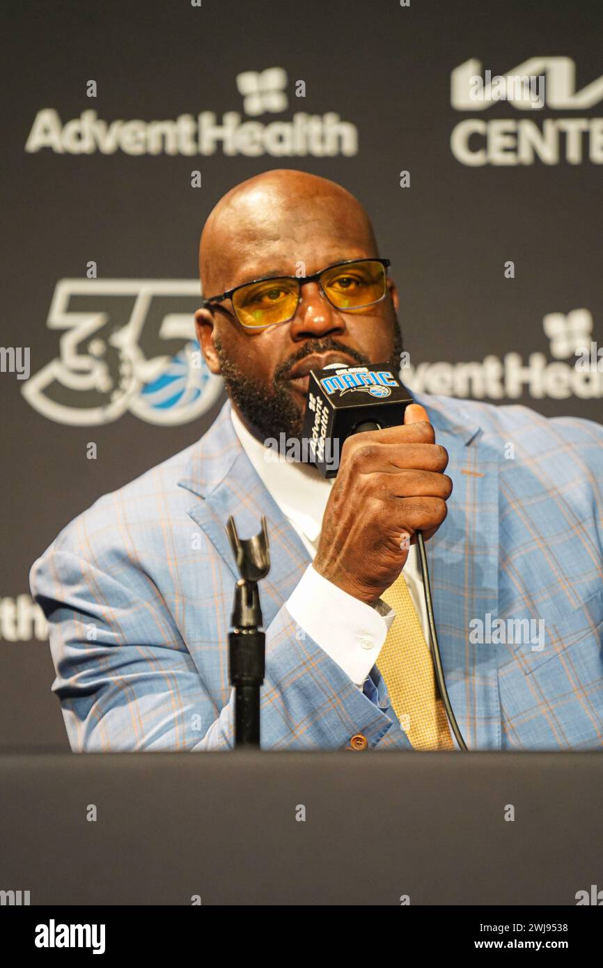 Orlando, Florida, USA, February 13, 2024, Former Orlando Magic Player ...