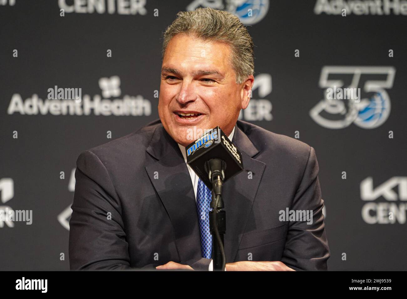 Orlando, Florida, USA, February 13, 2024, Orlando Magic CEO Alex ...