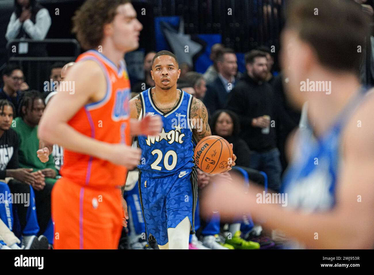 Orlando, Florida, USA, February 13, 2024, Orlando Magic guard Markelle ...