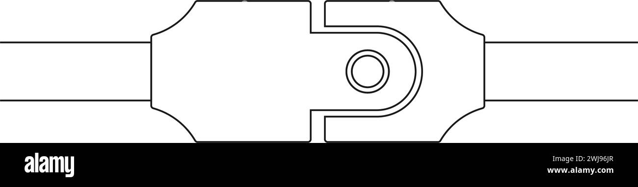 Propeller shafts and universal joints icon vector illustration design ...