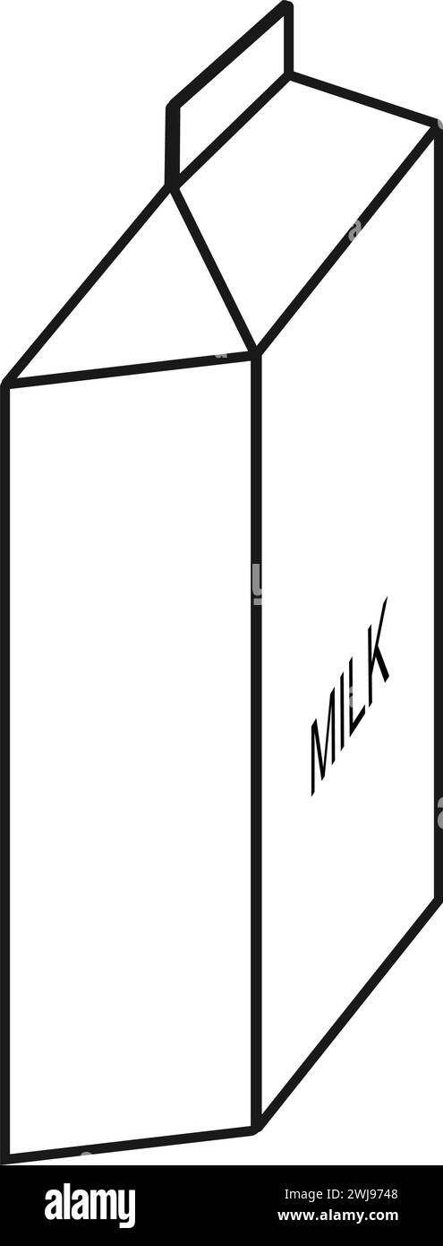 Cow glass milk illustration Stock Vector Images - Alamy