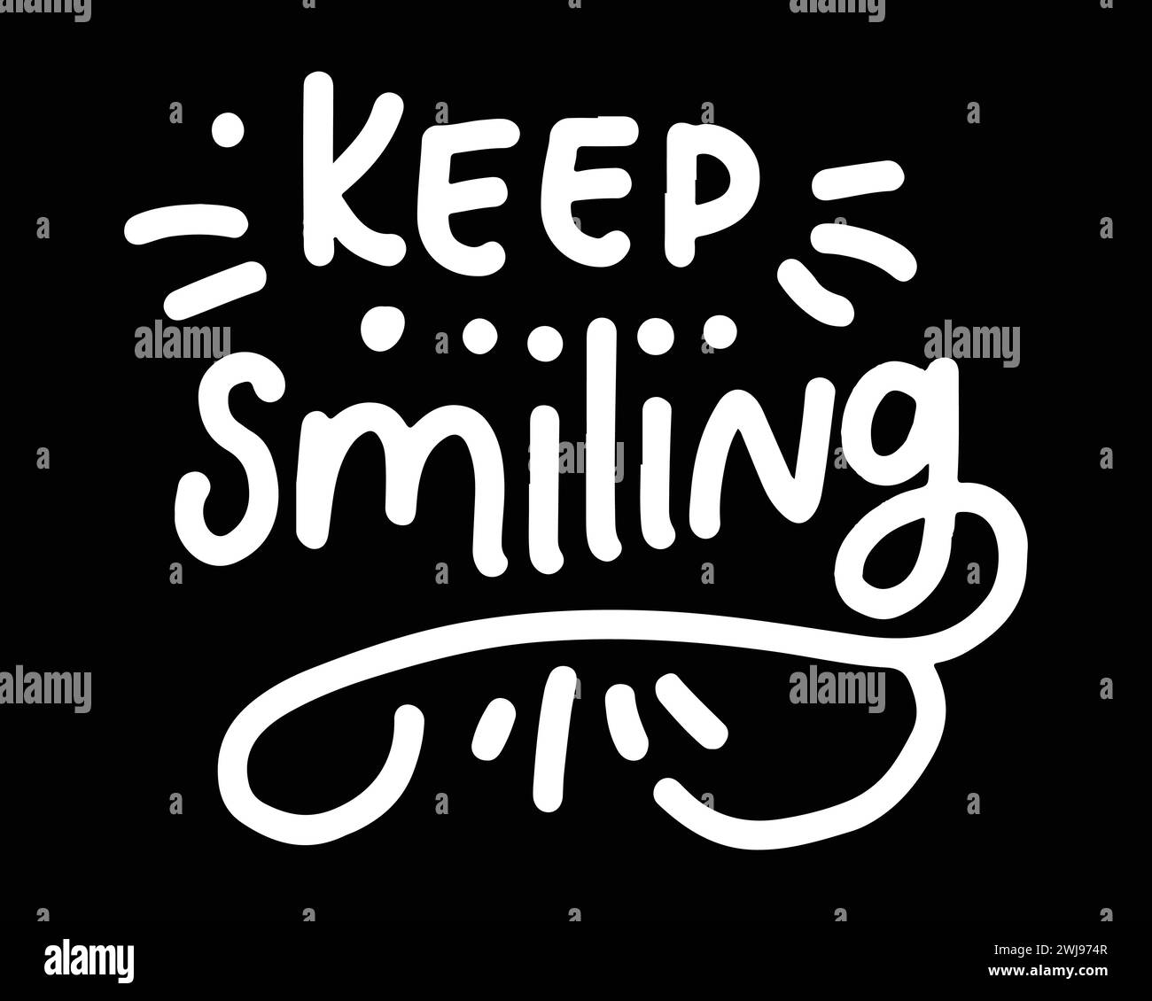 Keep smiling lettering text typography vector stock illustration Stock ... Keep smiling lettering text typography vector stock illustration Stock ...