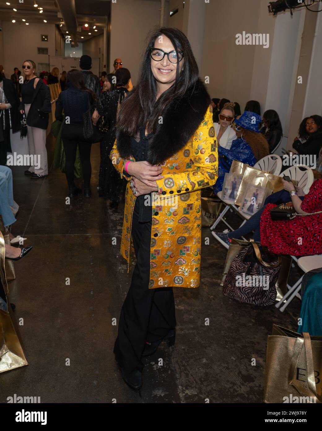 Emma Snowden Jones attends the Dell Scott NYFW FW24 Runway Show in New ...