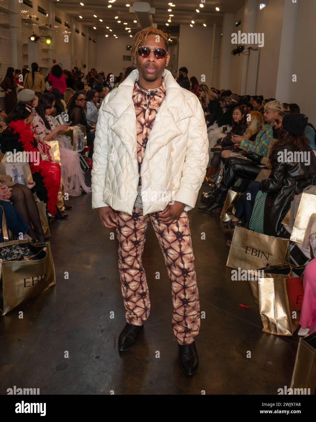 Avon Dorsey attends the Dell Scott NYFW FW24 Runway Show in New York ...