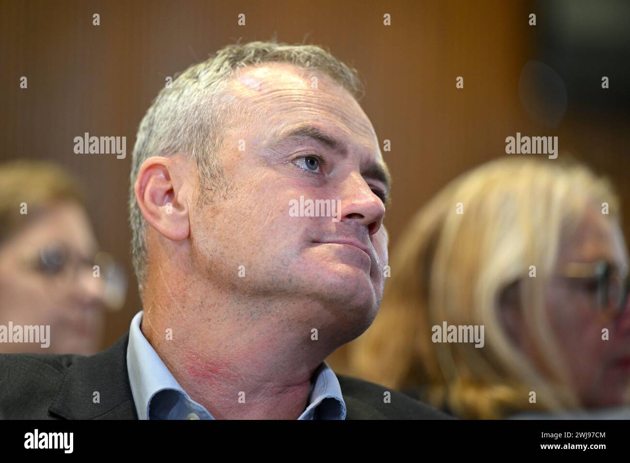 Canberra, Australia. 14th Feb, 2024. Climate 200 founder Simon Holmes a ...