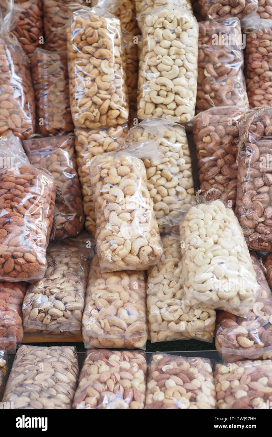 Packet of mixed nuts and fruits hi-res stock photography and images - Alamy