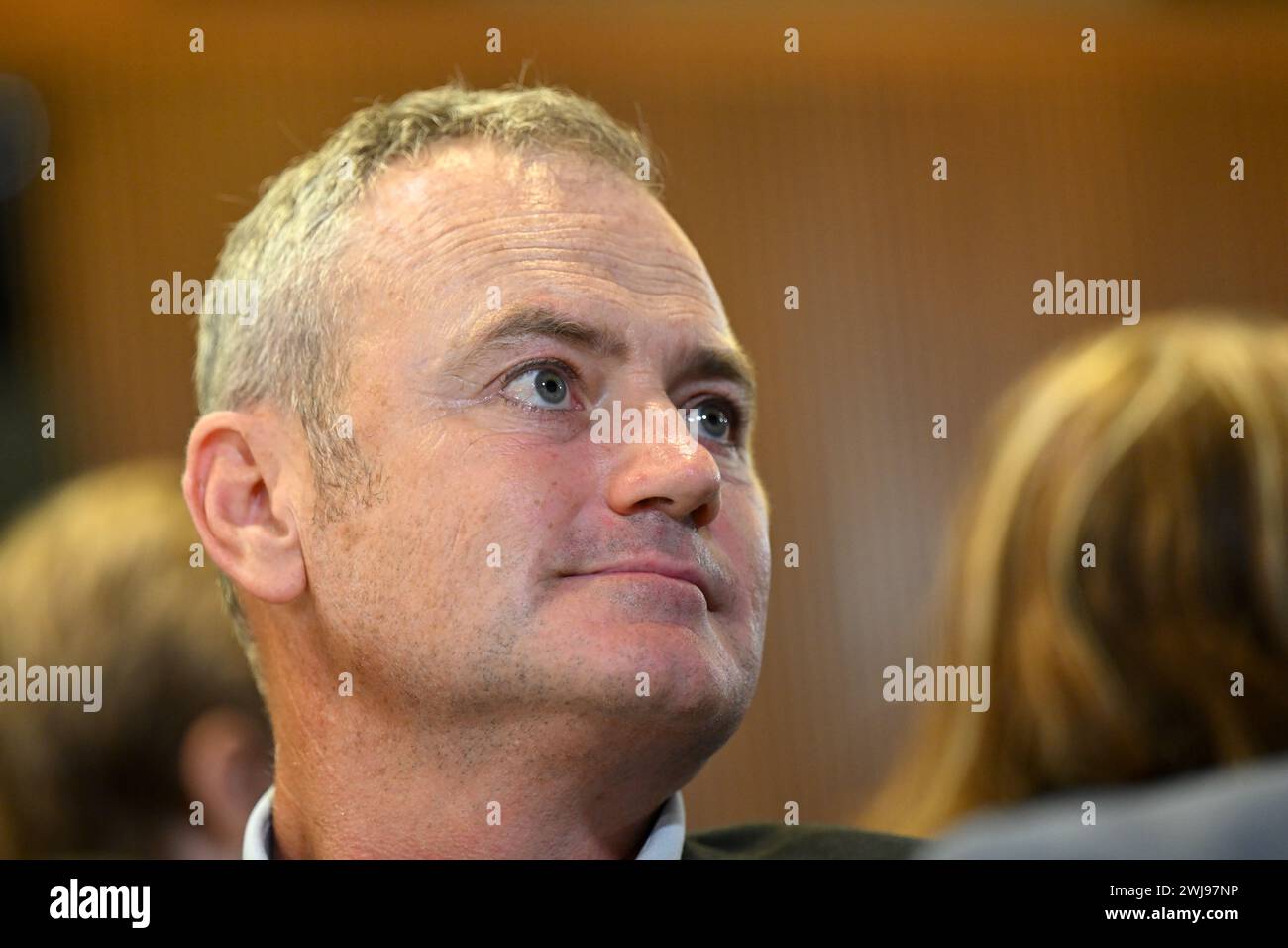 Canberra, Australia. 14th Feb, 2024. Climate 200 founder Simon Holmes a ...