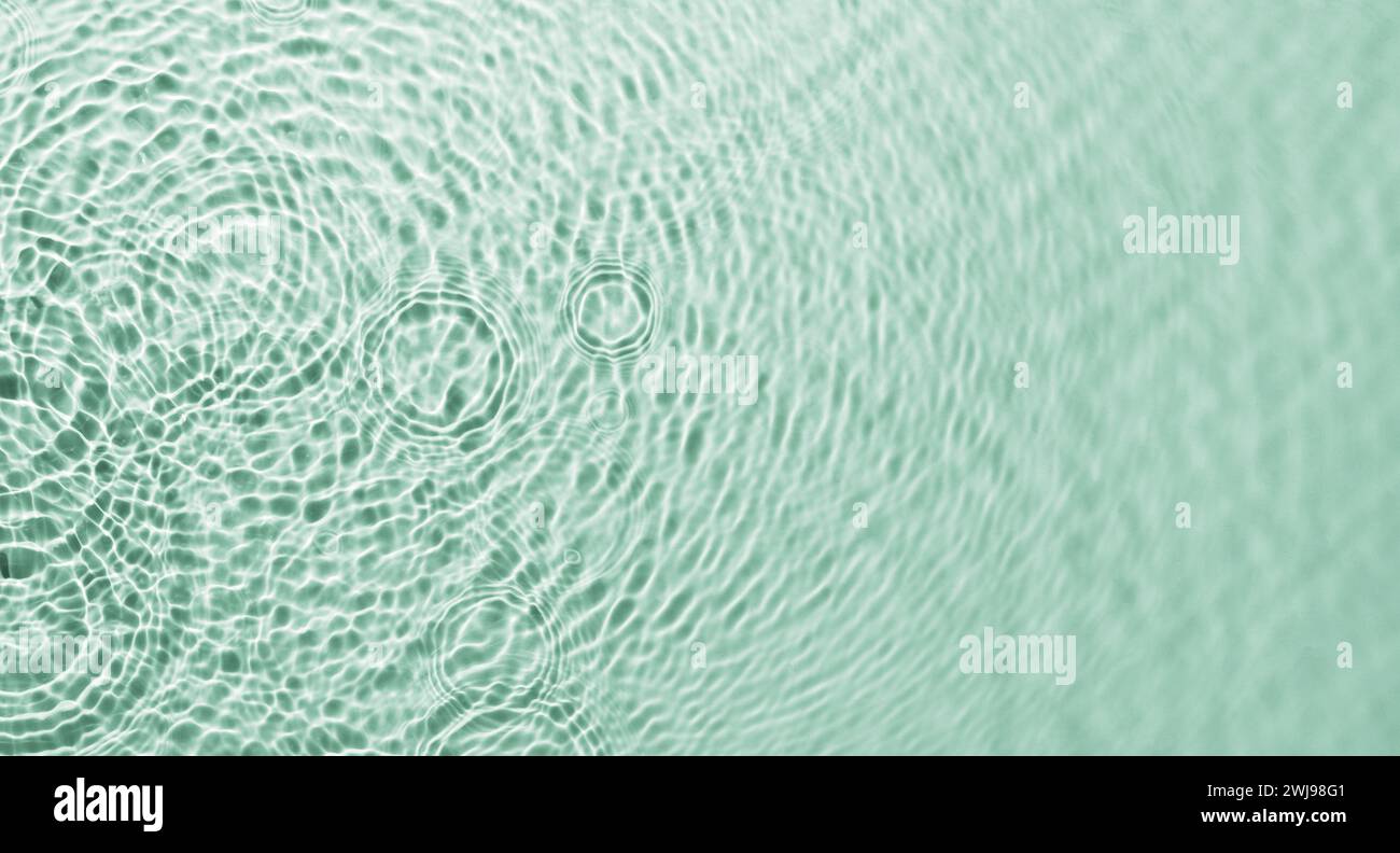 Water ripples on green background. Abstract water ripples texture Stock ...