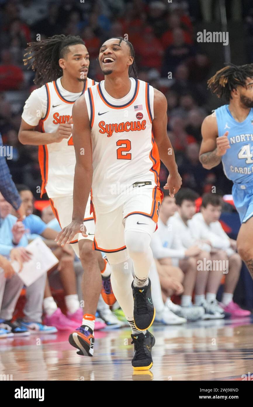 SYRACUSE, NY - FEBRUARY 13: Syracuse Orange Guard JJ Starling (2 ...