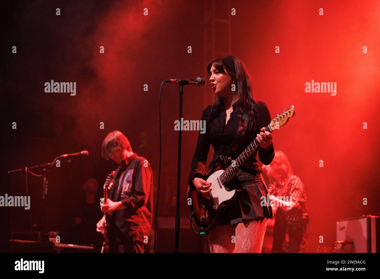 Lia Metcalfe of The Mysterines performing live onstage in 2024 Stock ...