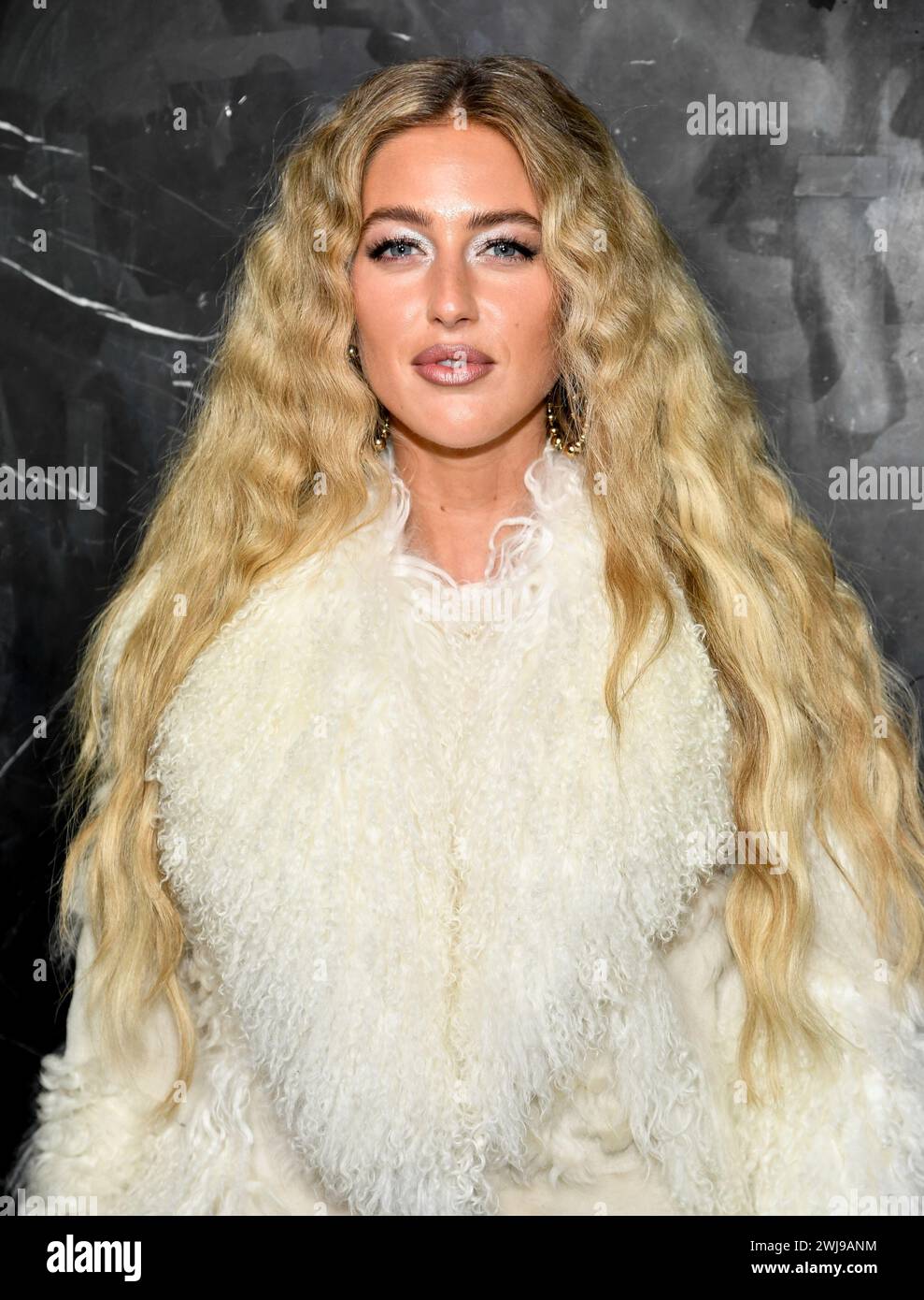 Emili Sindlev arrives for the Michael Kors Fall/Winter 2024 fashion ...