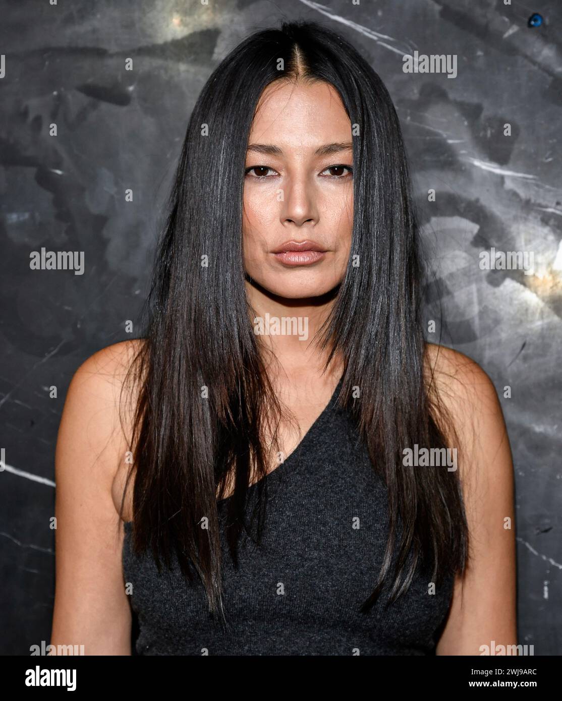 Jessica Gomes arrives for the Michael Kors Fall/Winter 2024 fashion ...