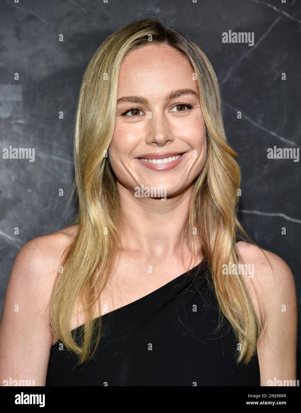 Brie Larson arrives for the Michael Kors Fall/Winter 2024 fashion show ...