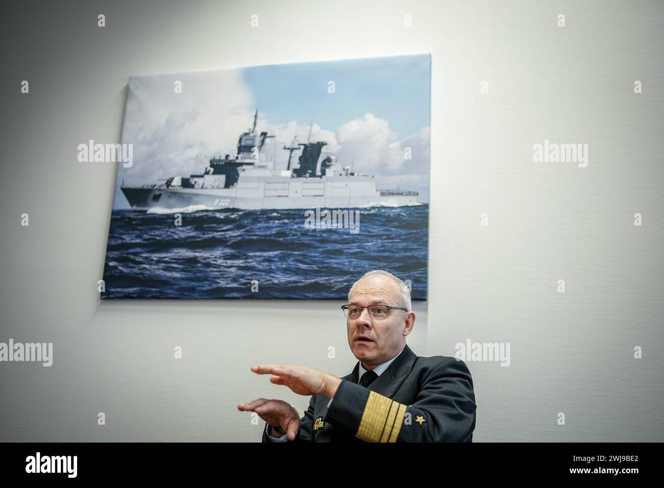 Berlin, Germany. 13th Feb, 2024. Vice Admiral Jan Christian Kaack ...