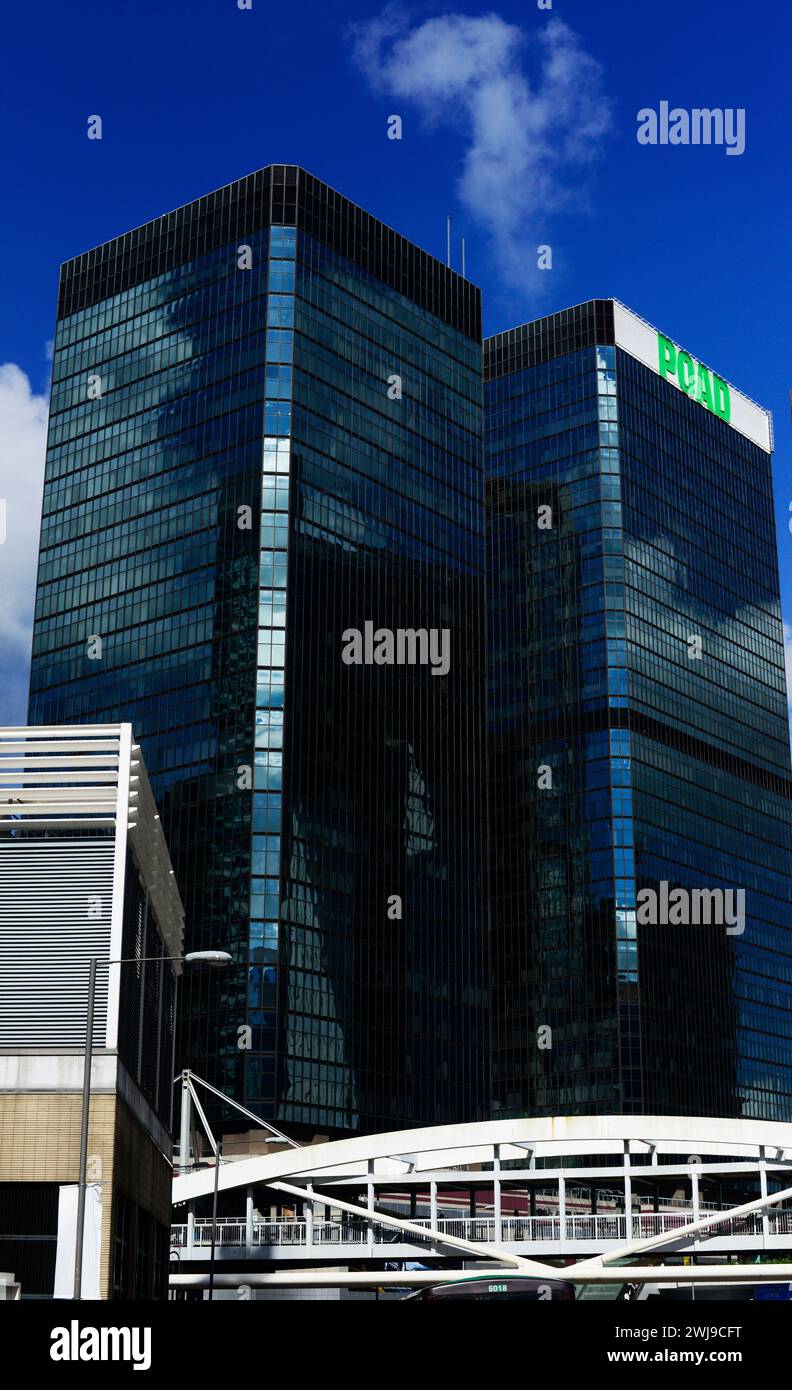 Poad towers in Admiralty, Hong Kong Stock Photo - Alamy