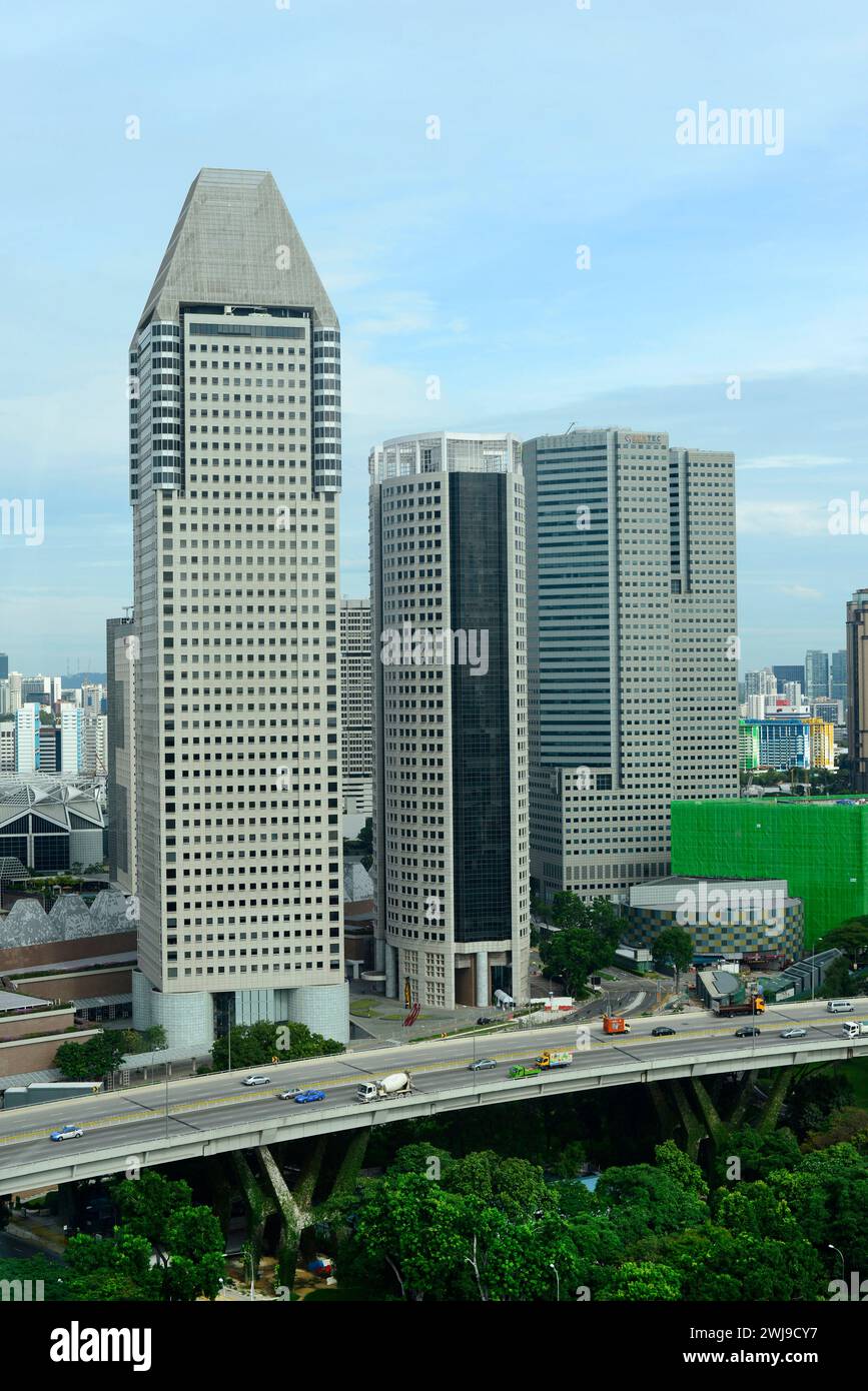 A view of the Millenia Tower in Singapore Stock Photo - Alamy