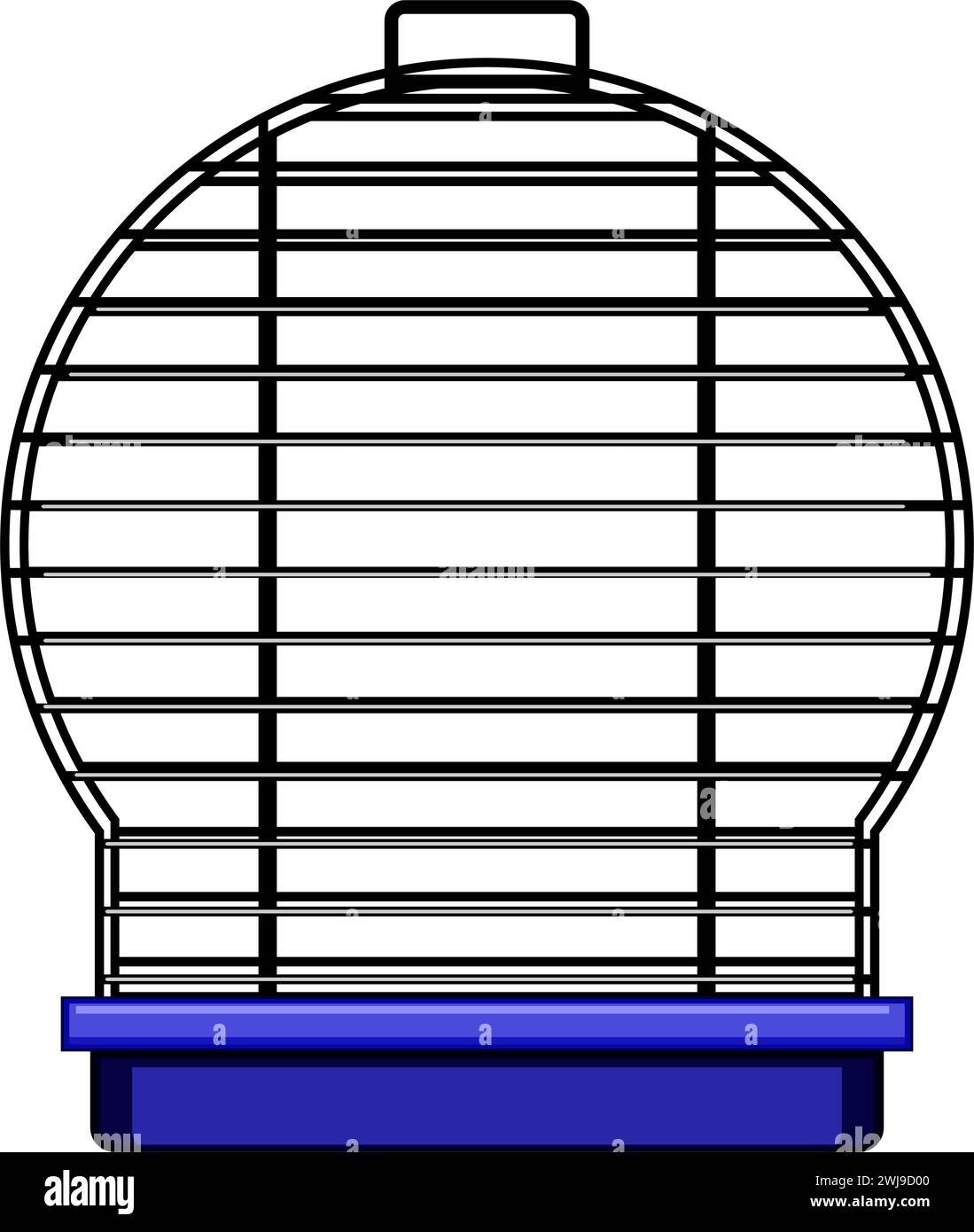 line bird cage cartoon vector illustration Stock Vector Image & Art - Alamy