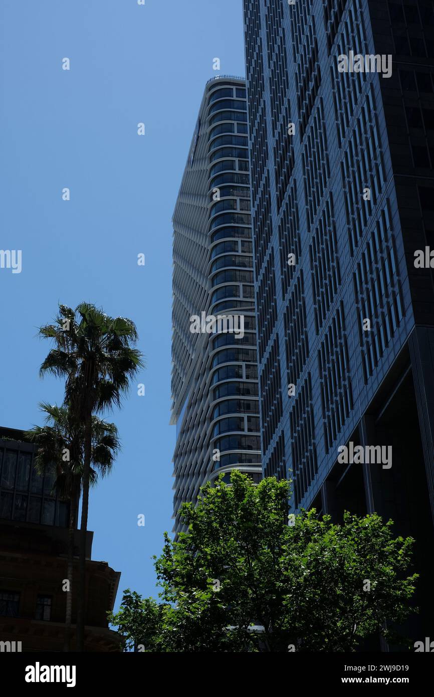 Governor Phillip Tower and the façade of AMP, Quay Quarter Tower, a ...