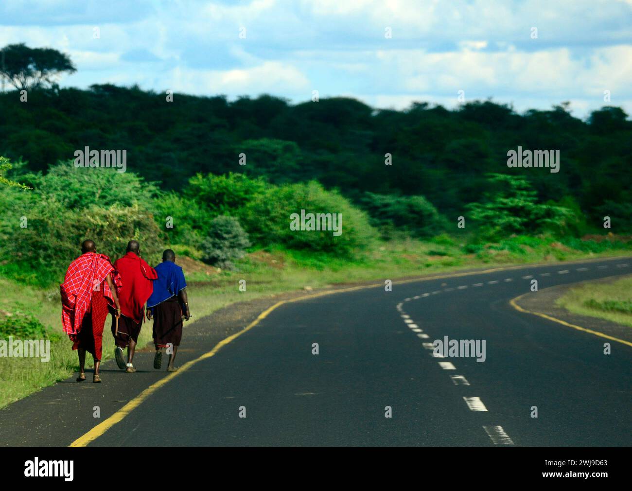 Maasai men in the Arusha region in northern Tanzania Stock Photo - Alamy