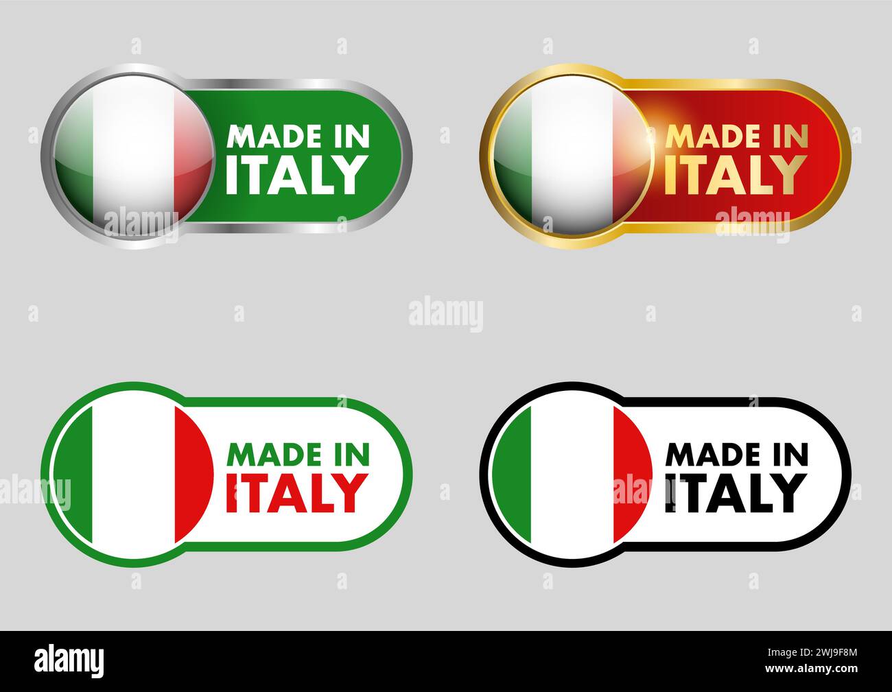 Made in Italy icon set, in vector format Stock Vector Image & Art - Alamy