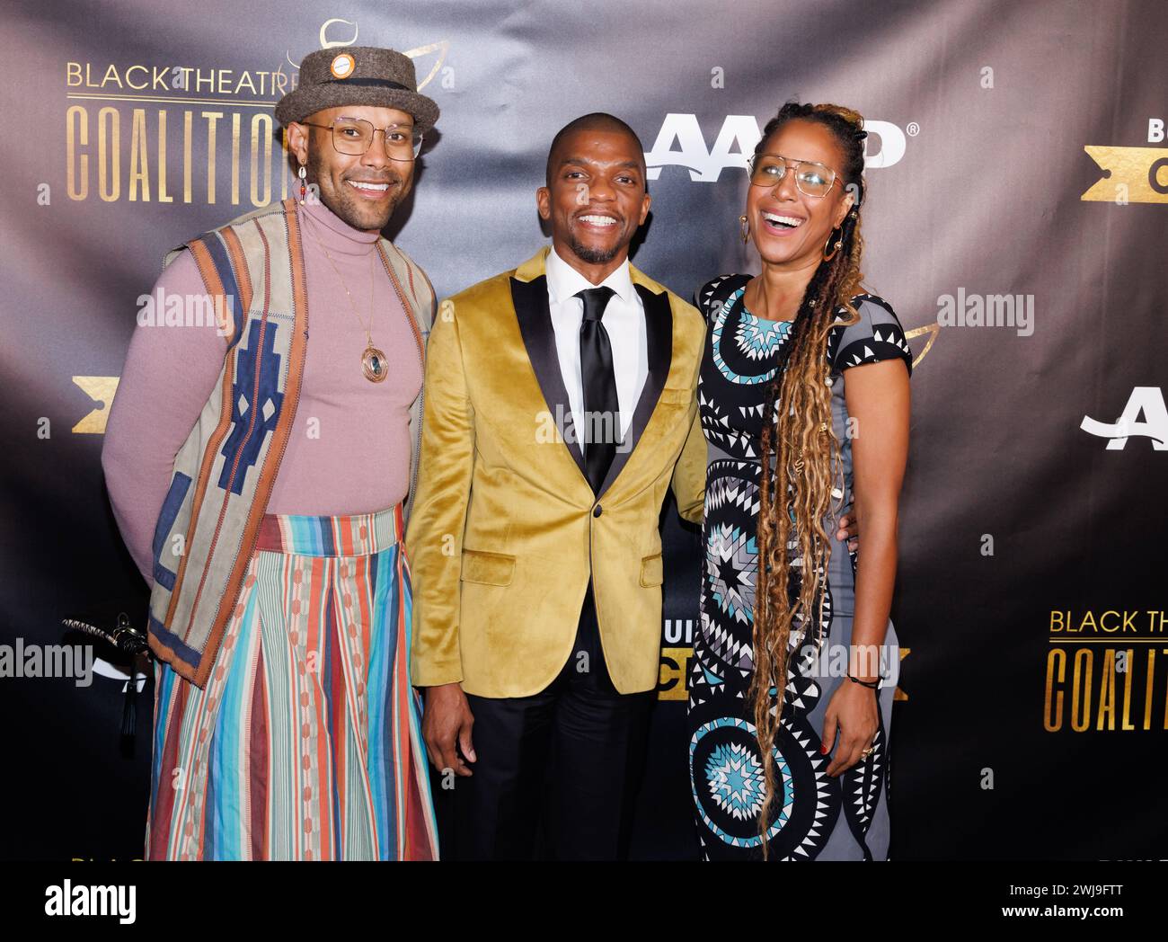 February 12, 2024, New York, New York, USA: Jonathan McCrory, Kevin ...