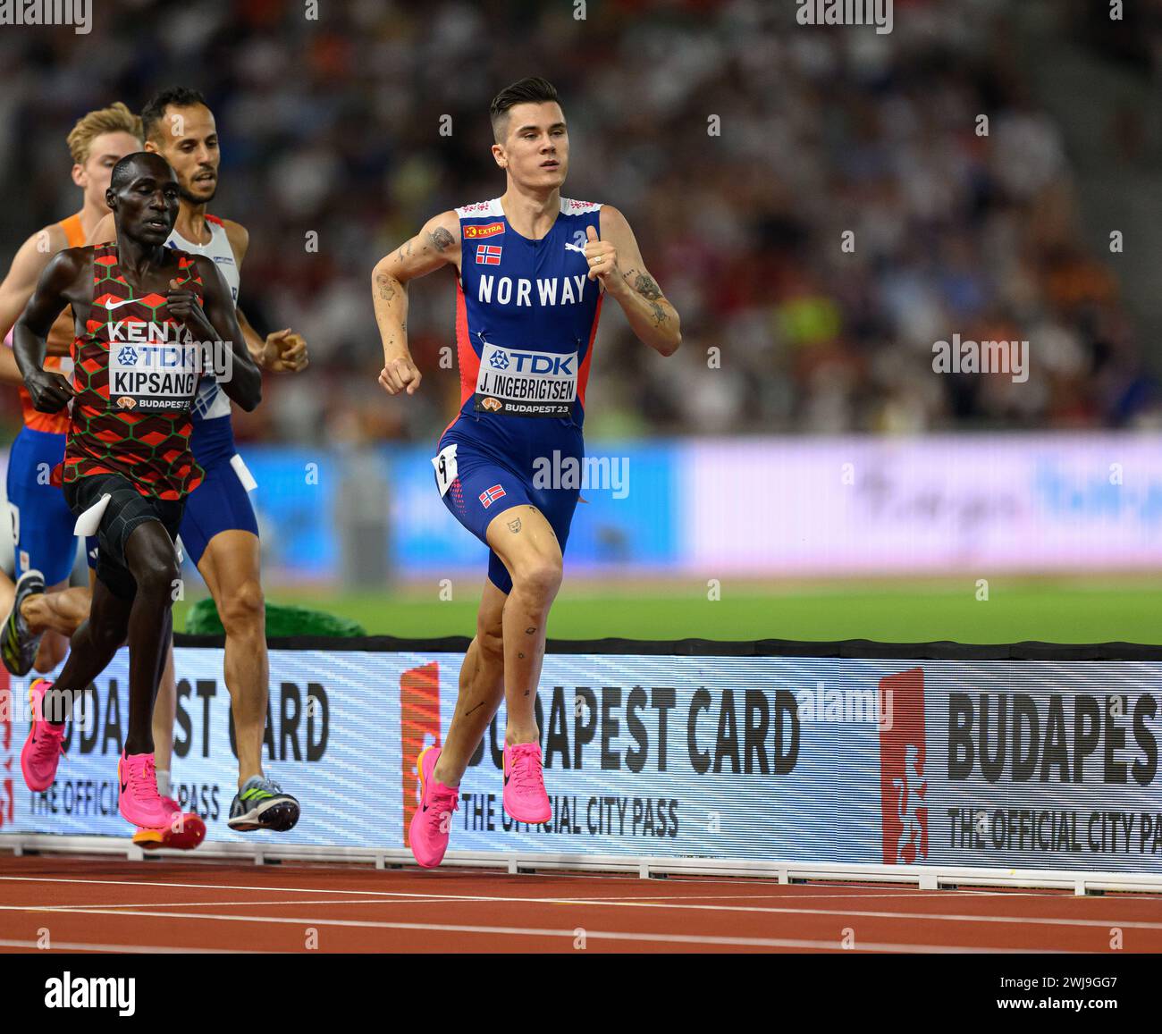 Jakob INGEBRIGTSEN participating in the 1500 meters at the World ...