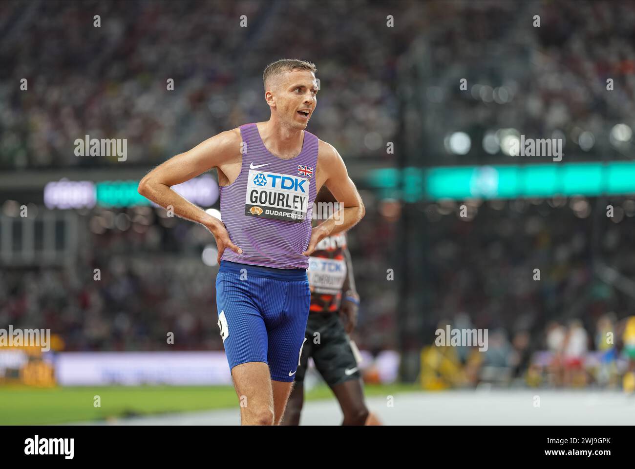 Neil GOURLEY participating in the 1500 meters at the World Athletics ...