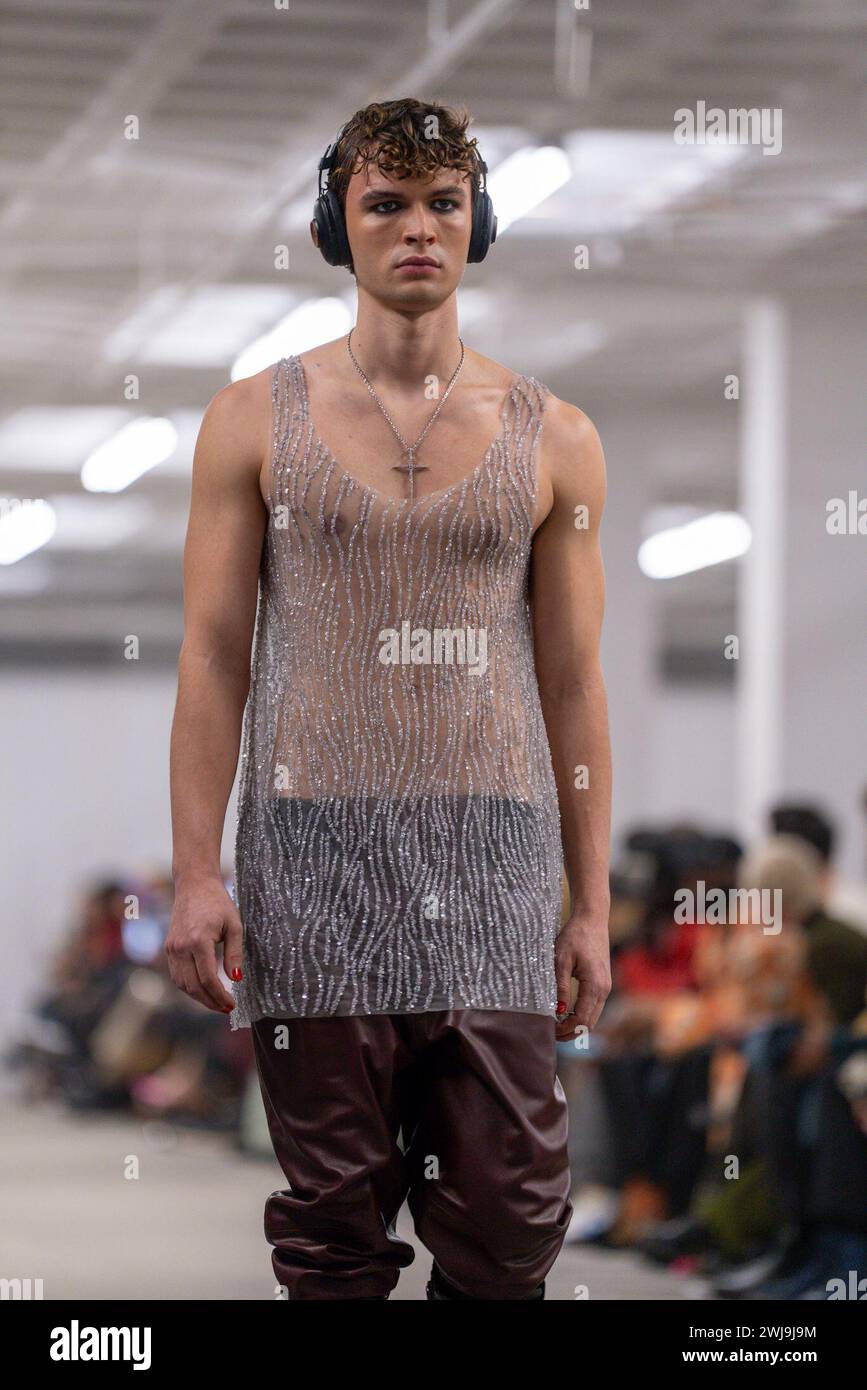 New York, New York, USA. 13th Feb, 2024. (NEW) Laurence Basse FW24 ...