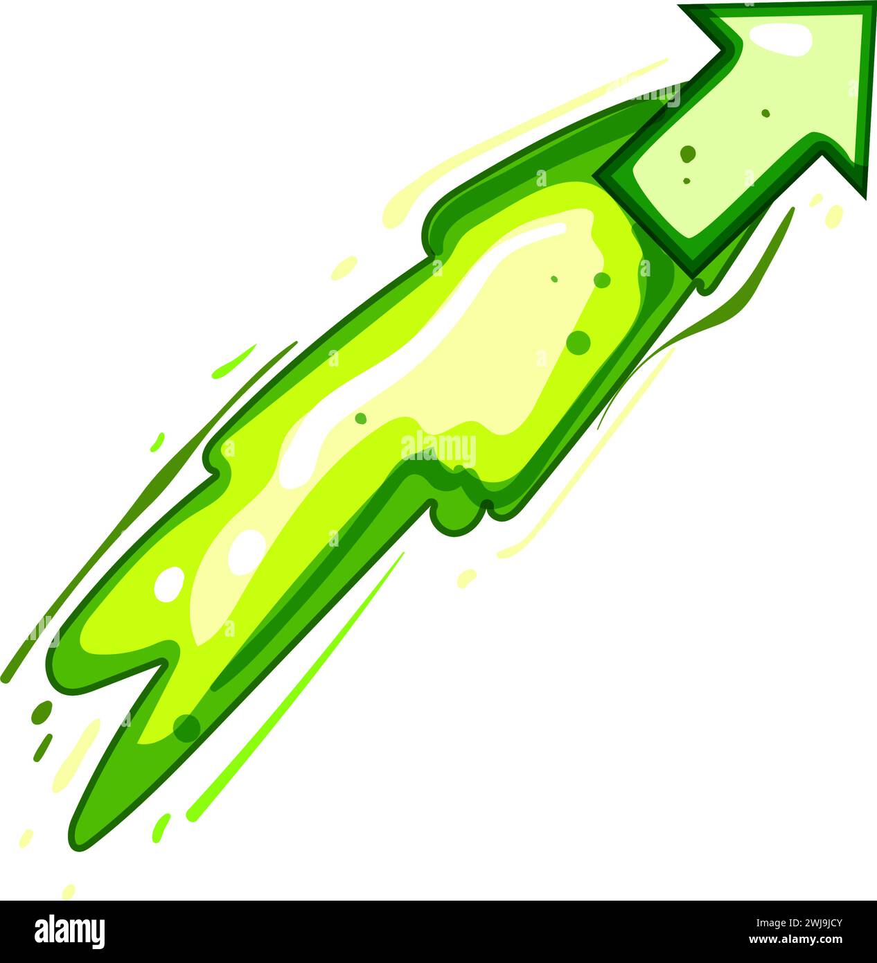 effect projectile game cartoon vector illustration Stock Vector Image ...