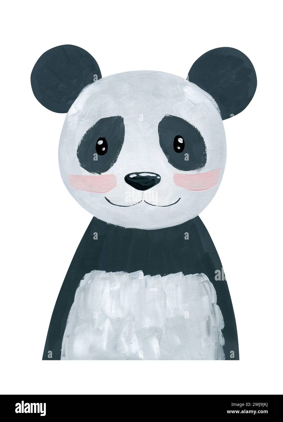 Watercolor panda portrait Stock Photo - Alamy