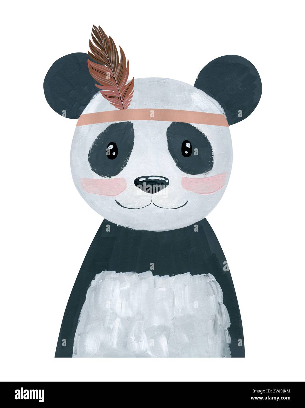 Watercolor panda portrait Stock Photo - Alamy