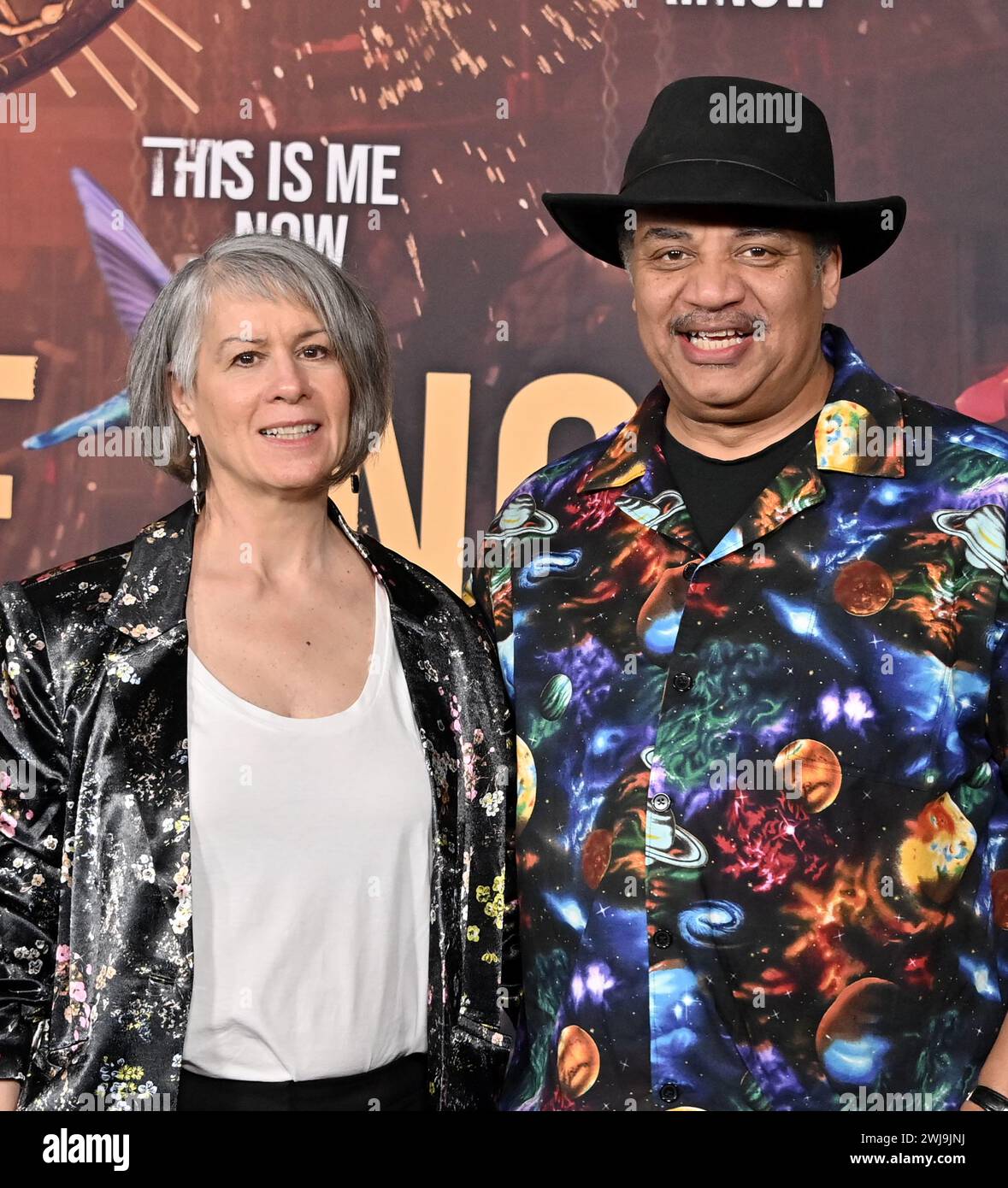 Hollywood, USA. 13th Feb, 2024. Neil deGrasse Tyson and Alice Young ...