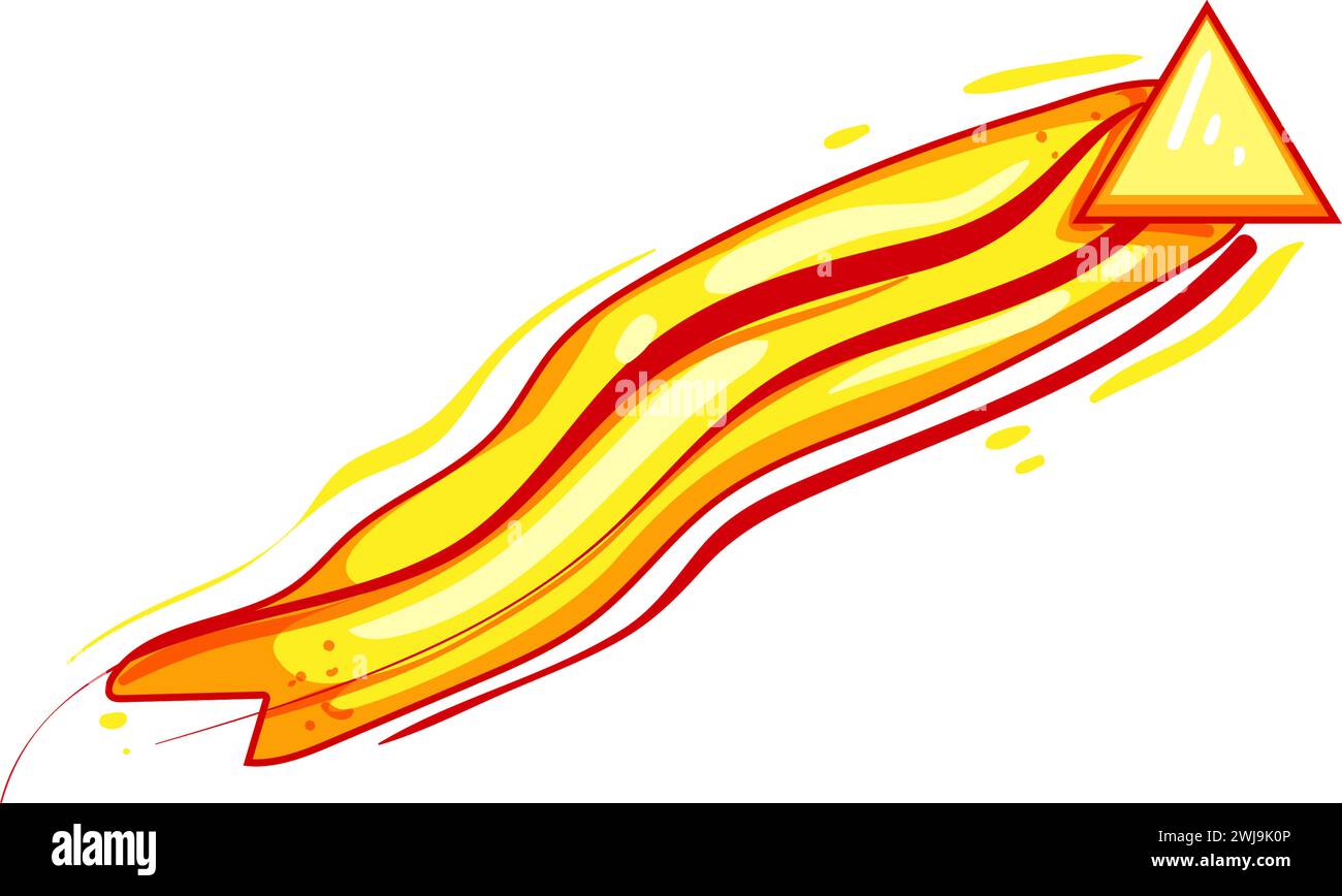 shot projectile game cartoon vector illustration Stock Vector Image ...